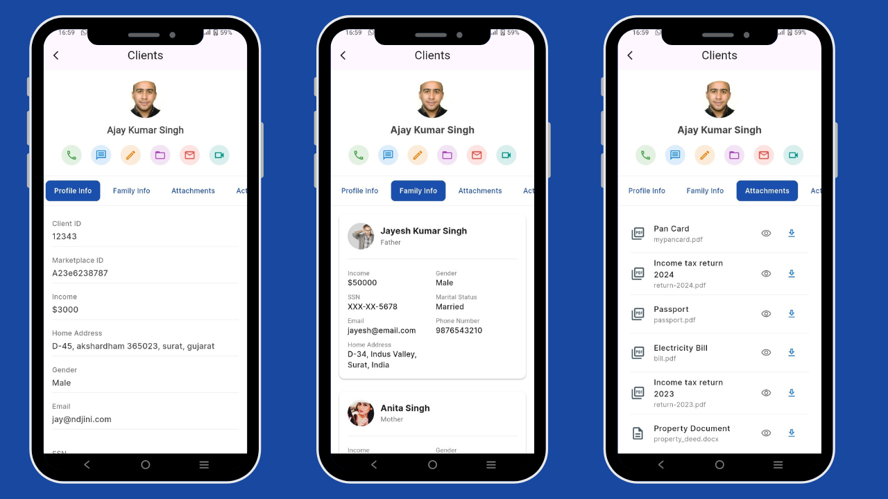 AI-Powered Client & Policy Management App | Flutter CRM Management System by CodentraTech