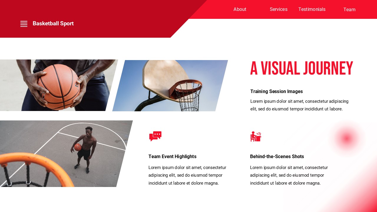 Basketball Sport Presentation, Presentation Templates | GraphicRiver