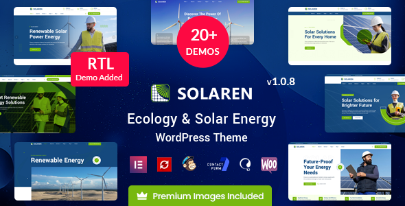 Solaren – Ecology & Solar Energy WordPress Theme by rs-theme | ThemeForest