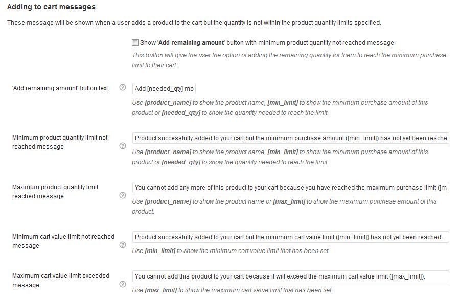 Woocommerce Purchase Limits by Code-Ninjas | CodeCanyon
