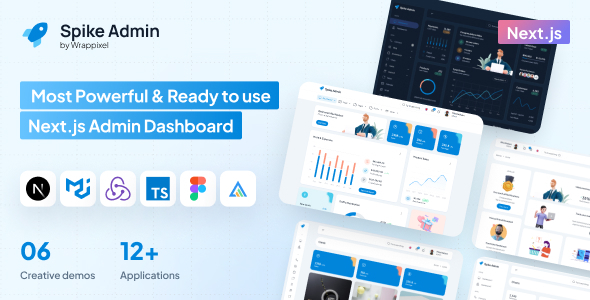 Spike - Next.js Admin Dashboard Template by wrappixel | ThemeForest