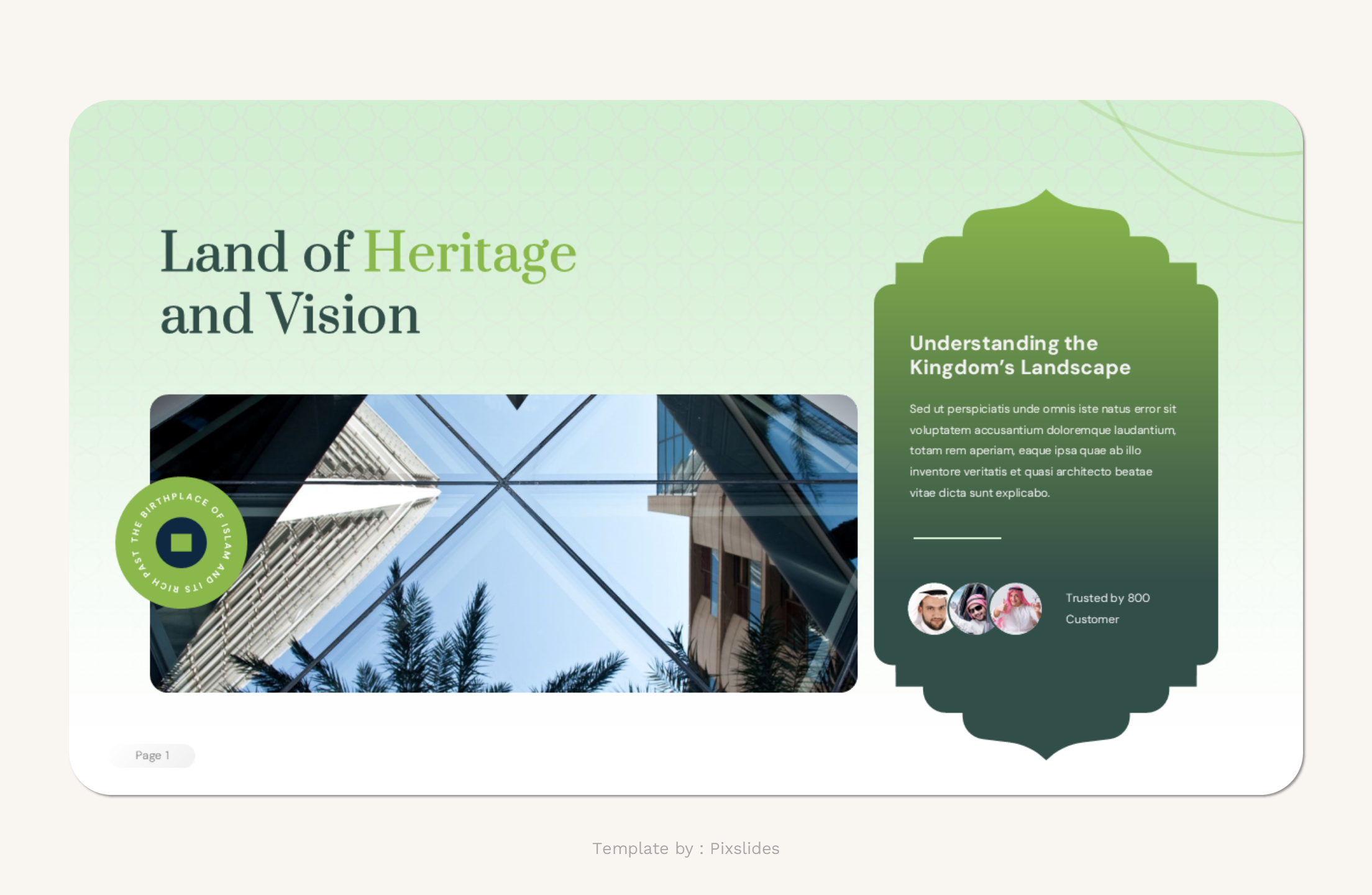 Saudi Arabia PowerPoint Presentation Template, Presentation Templates