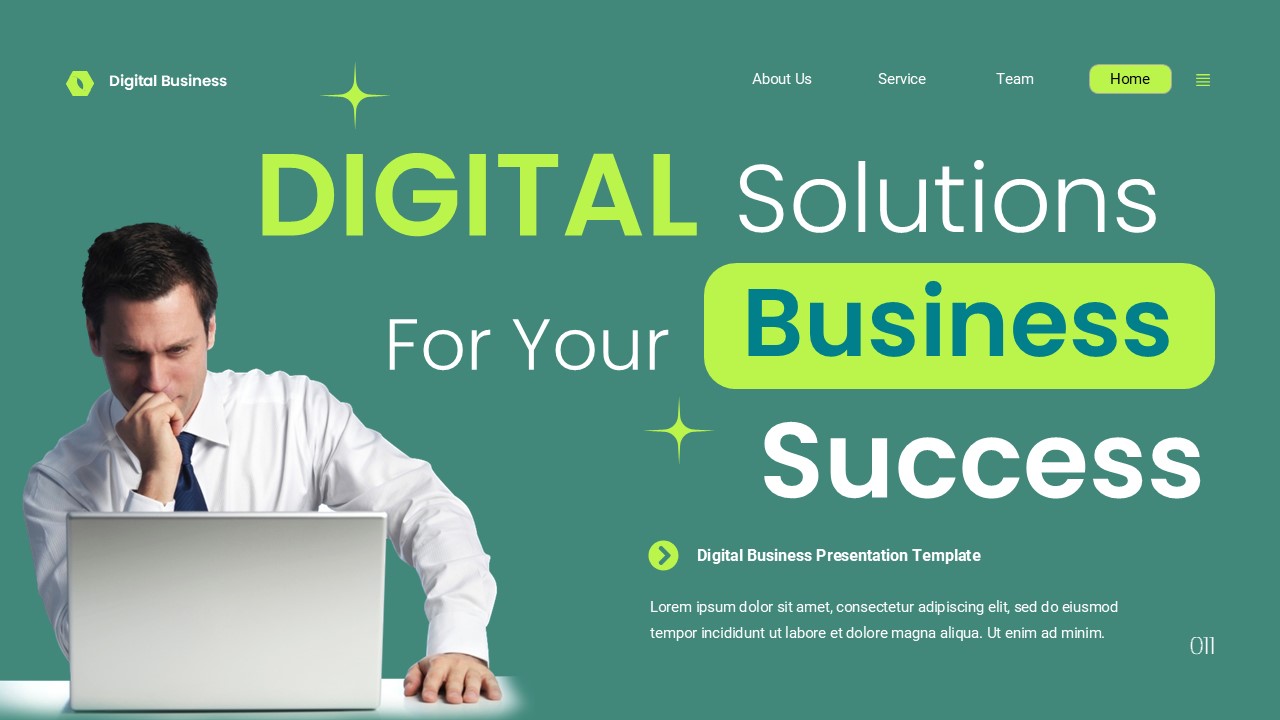 Digital Business Presentation, Presentation Templates | GraphicRiver