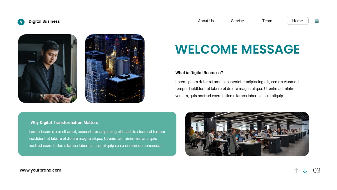 Digital Business Presentation, Presentation Templates | GraphicRiver