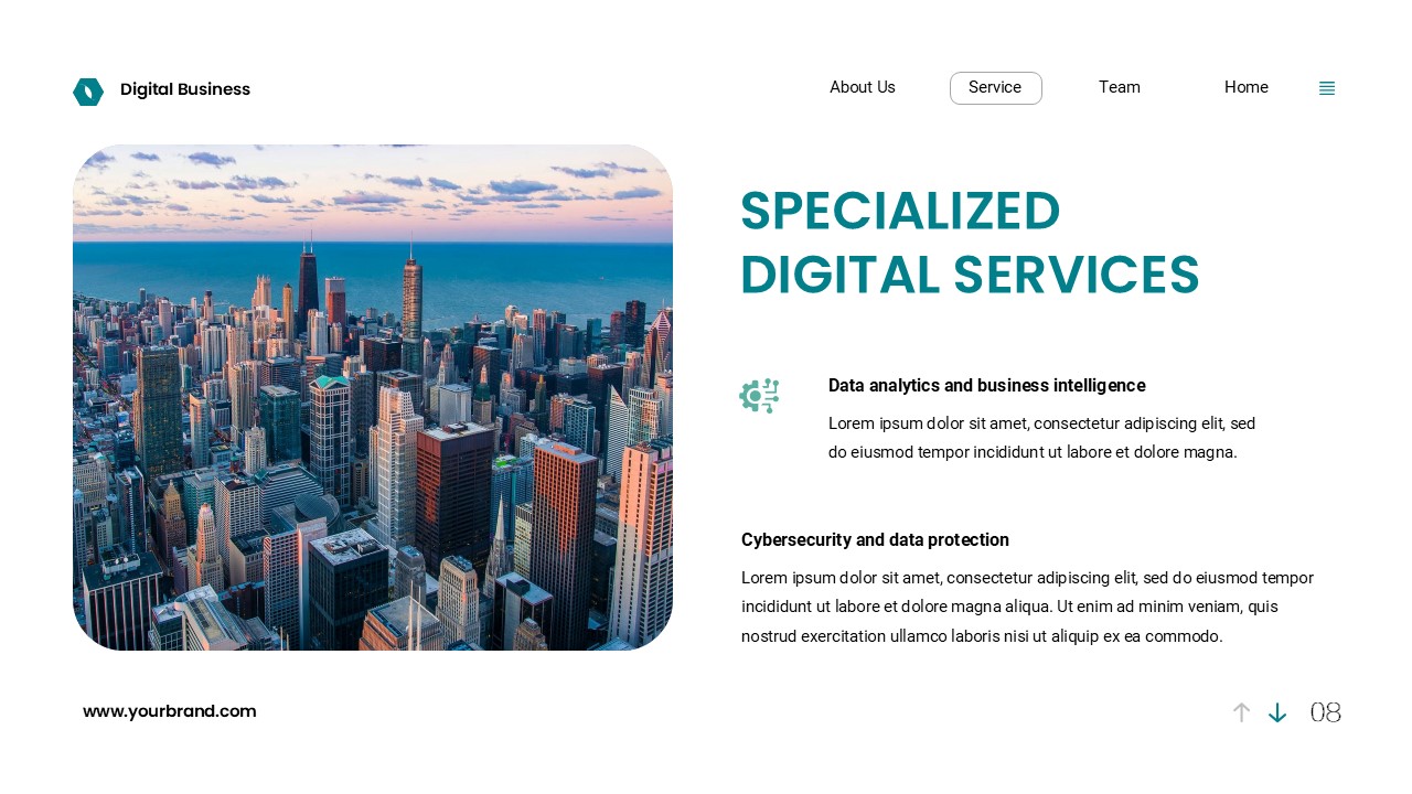 Digital Business Presentation, Presentation Templates | GraphicRiver