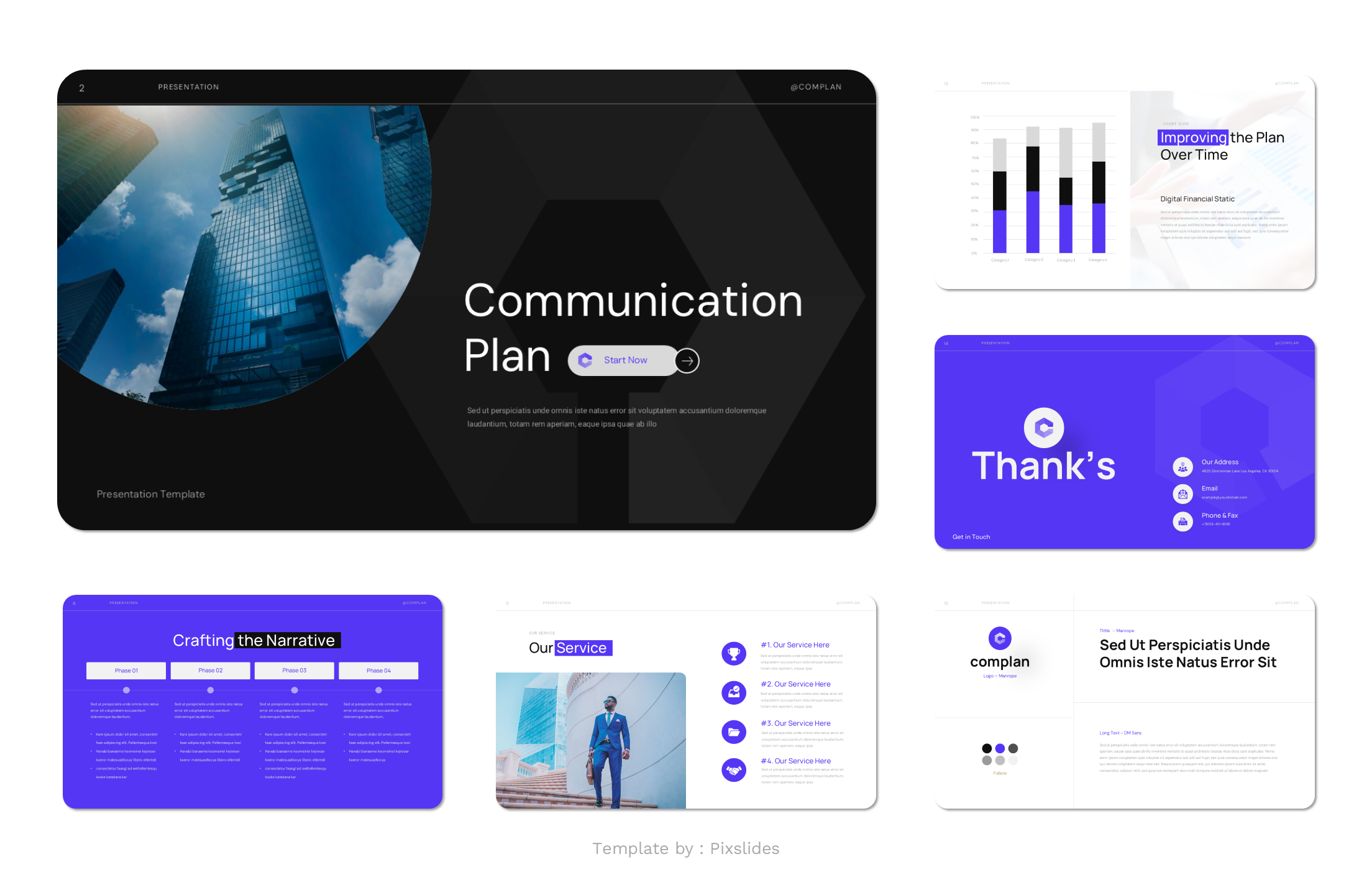 Communication Plan PowerPoint Presentation Template, Presentation Templates