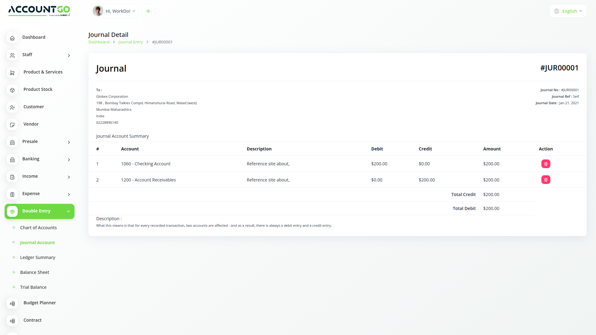 AccountGo SaaS - Accounting and Billing Tool by WorkDo | CodeCanyon
