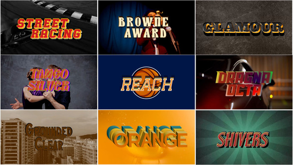 Universal 3D Text Effects, After Effects Project Files | VideoHive