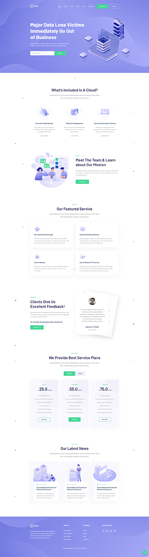 Conzex - Business, Saas, Software, App & Startup PHP Template by Robert_Biswas