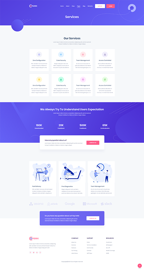 Conzex - Business, Saas, Software, App & Startup PHP Template by Robert_Biswas