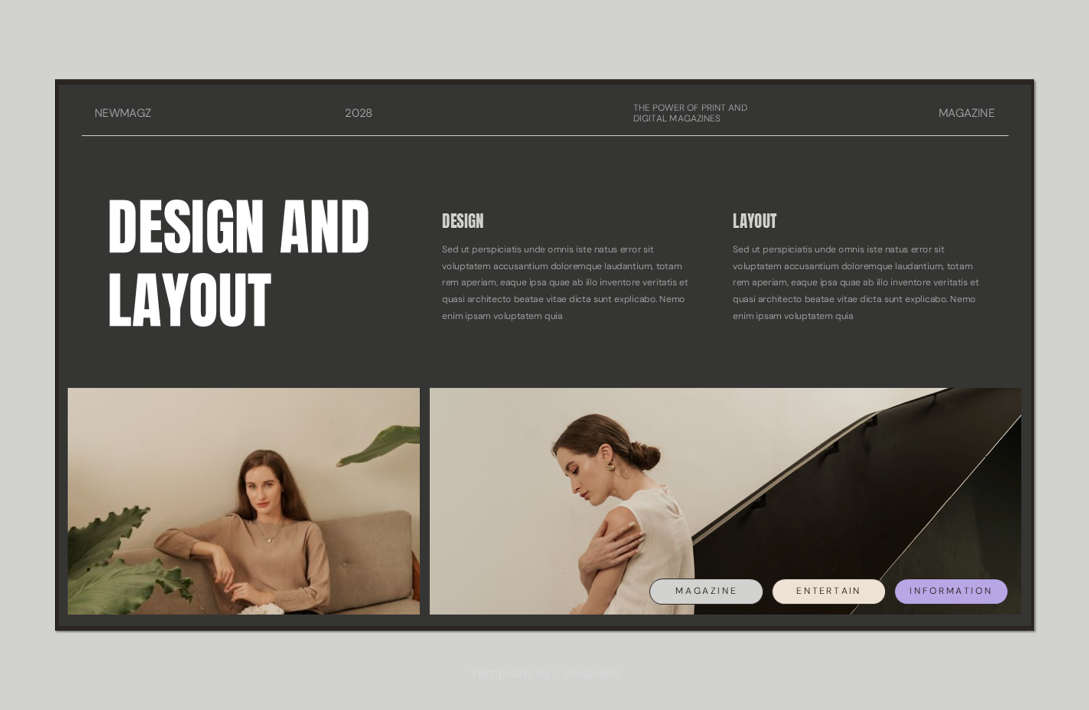 Newmag - Magazine PowerPoint Presentation Template, Presentation Templates