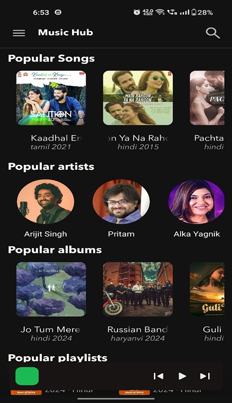 Music Hub- Music PLayer With Mp3 Downloader by SoubinStudio | CodeCanyon