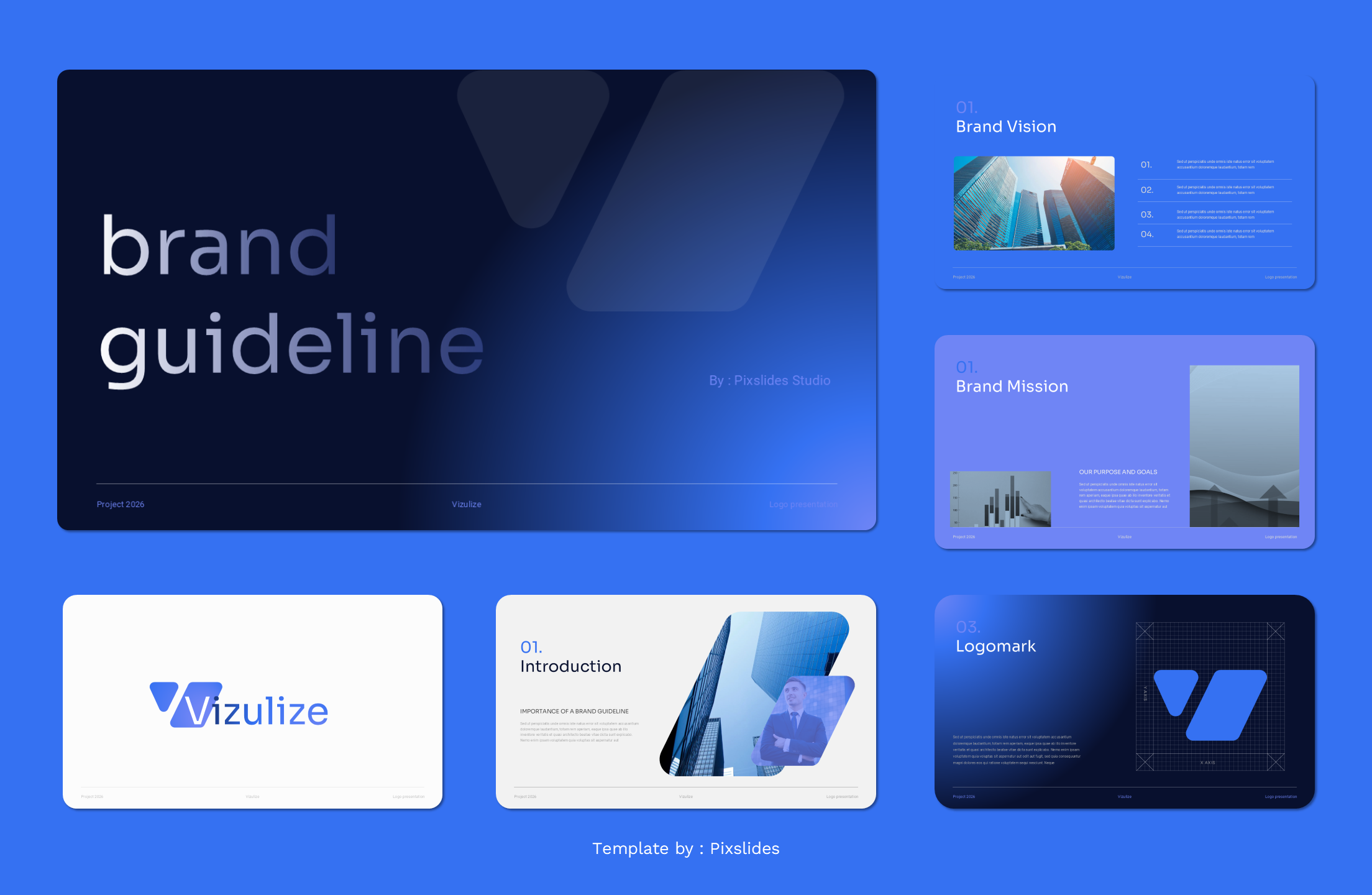Vizulize - Logo Keynote Presentation Template, Presentation Templates