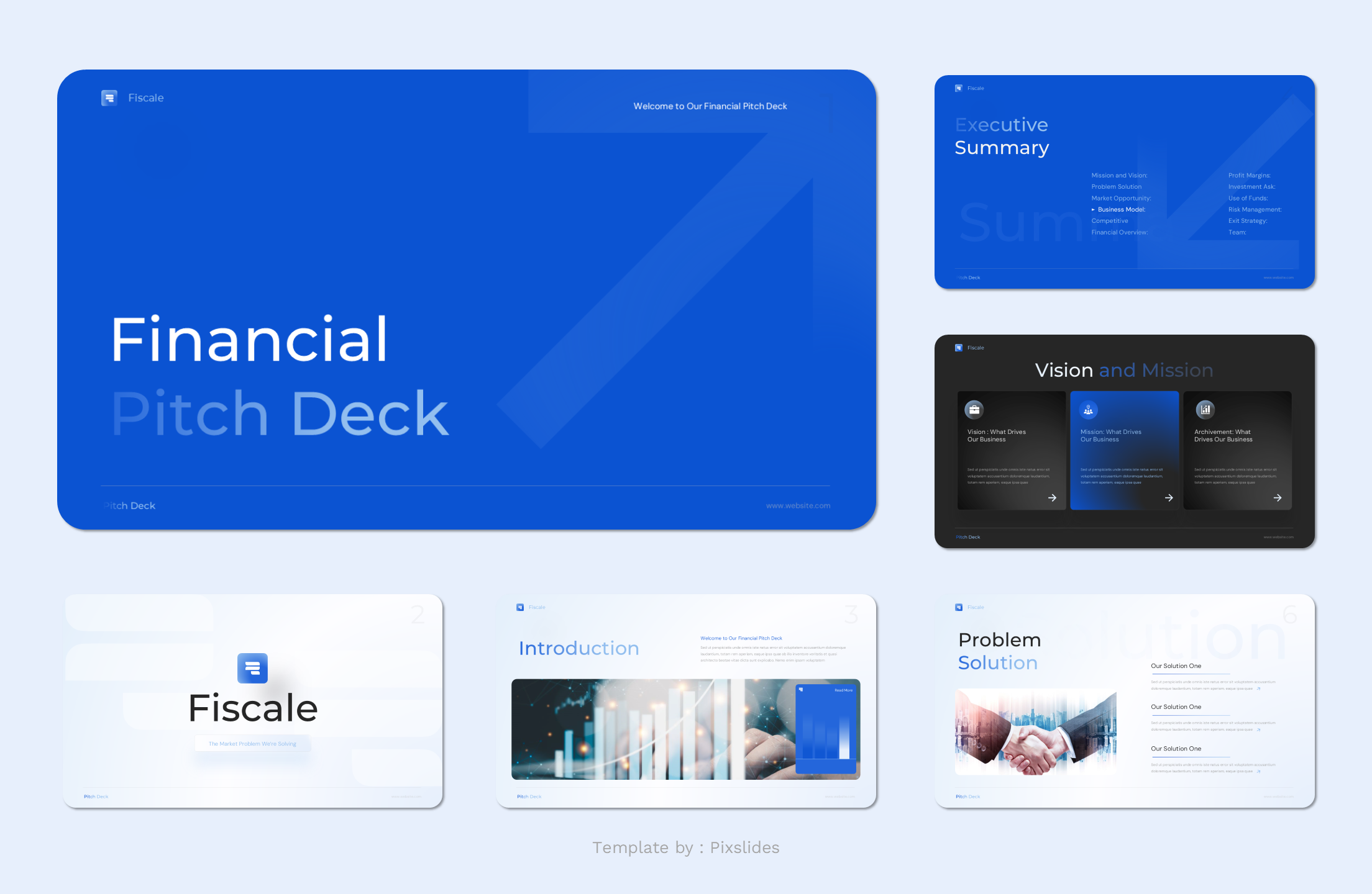 Fiscale - Financial Pitch Deck Keynote Presentation Template ...