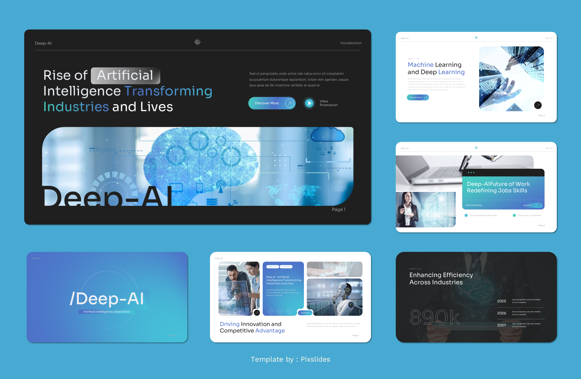 DeepAi - Artificial Intelligence Keynote Presentation Template ...
