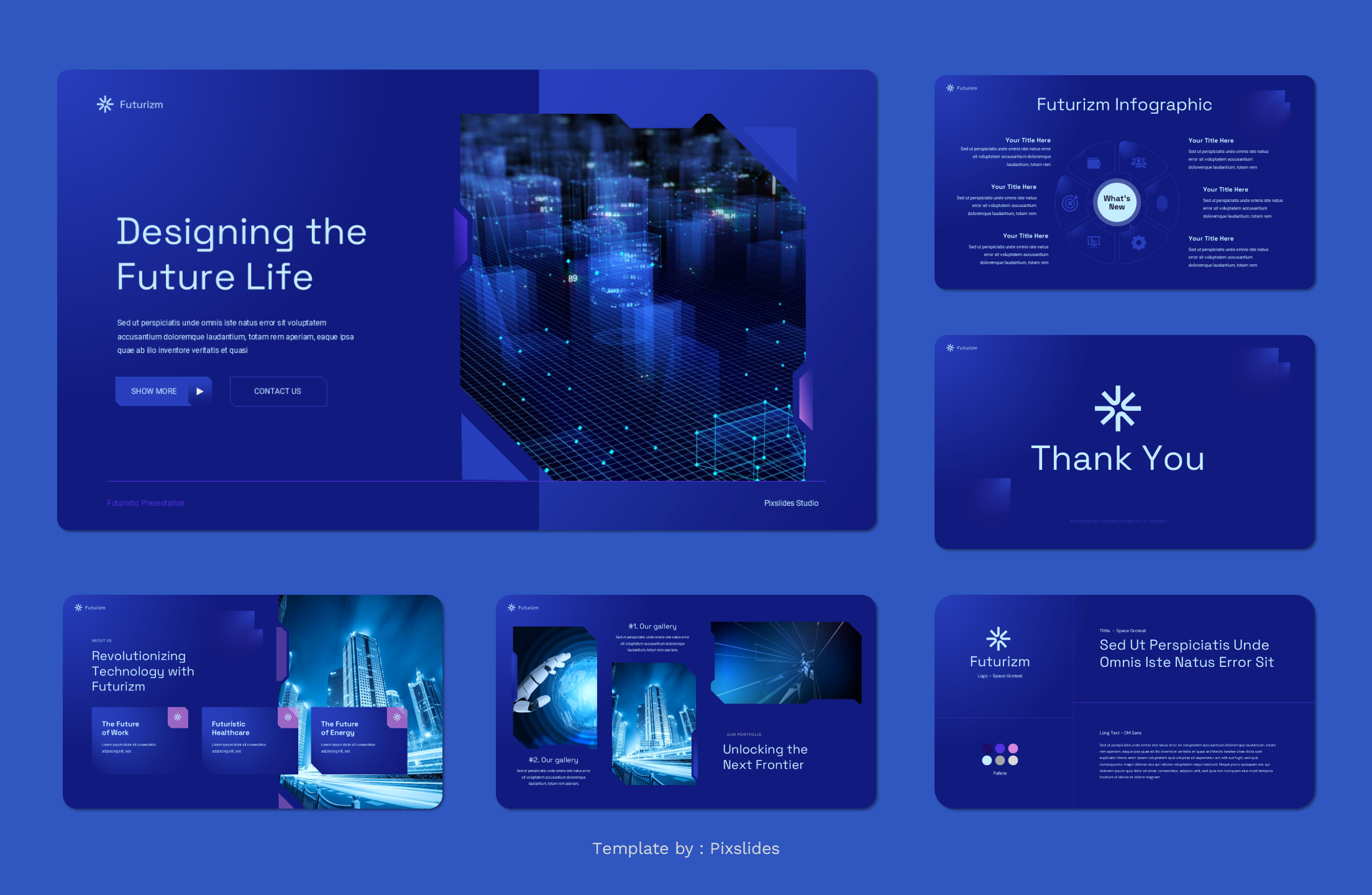 Futurizm - Futuristic PowerPoint Presentation Template, Presentation ...