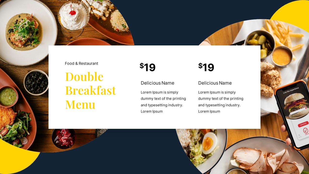 Foodde - Food PowerPoint Template, Presentation Templates | GraphicRiver