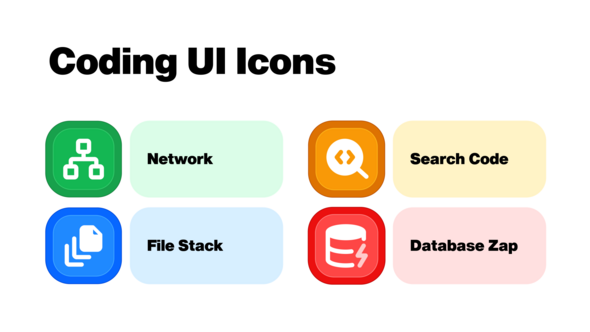 Coding UI Icons, After Effects Project Files | VideoHive