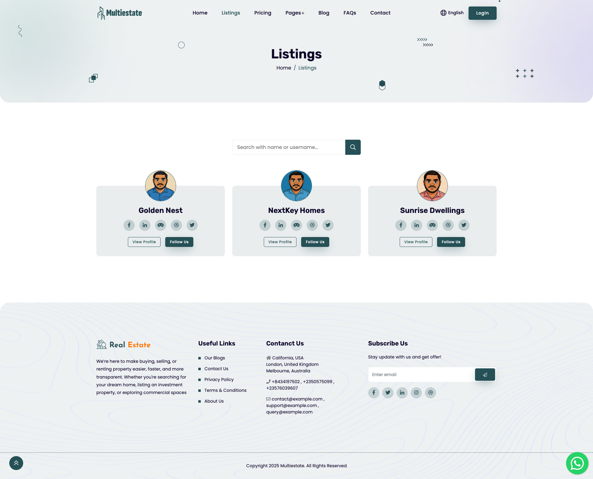 MultiEstate - Multitenant Real Estate Platform (AI Powered) by KreativDev