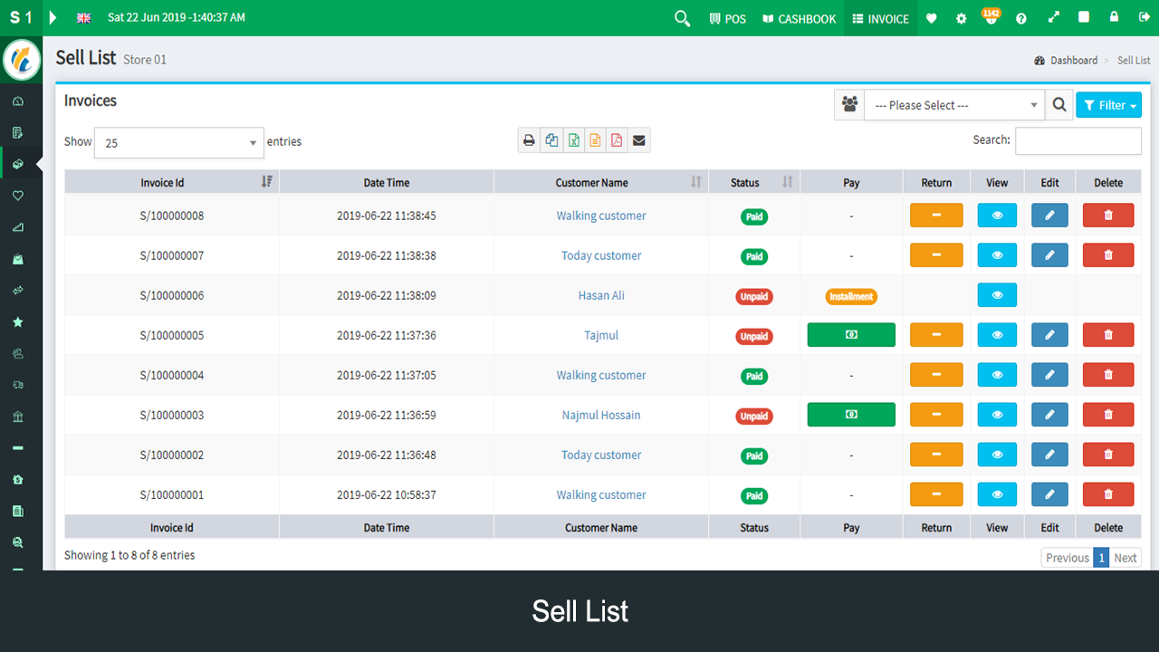 Modern POS - Point of Sale with Stock Management System by ITsolution-24