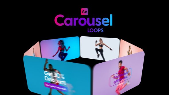 Carousel Loops Horizontal, After Effects Project Files | VideoHive