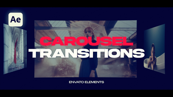 3D Carousel Transitions, After Effects Project Files | VideoHive