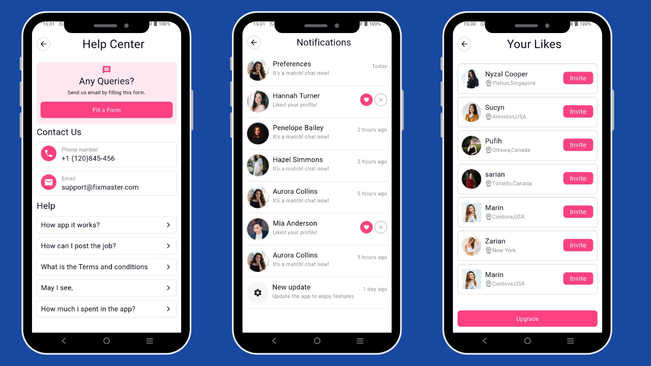 AI-Powered Dating Flutter App Template – Smart Matchmaking & Chat (Tinder-Like) by CodentraTech