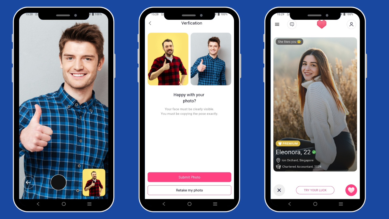 AI-Powered Dating Flutter App Template – Smart Matchmaking & Chat (Tinder-Like) by CodentraTech