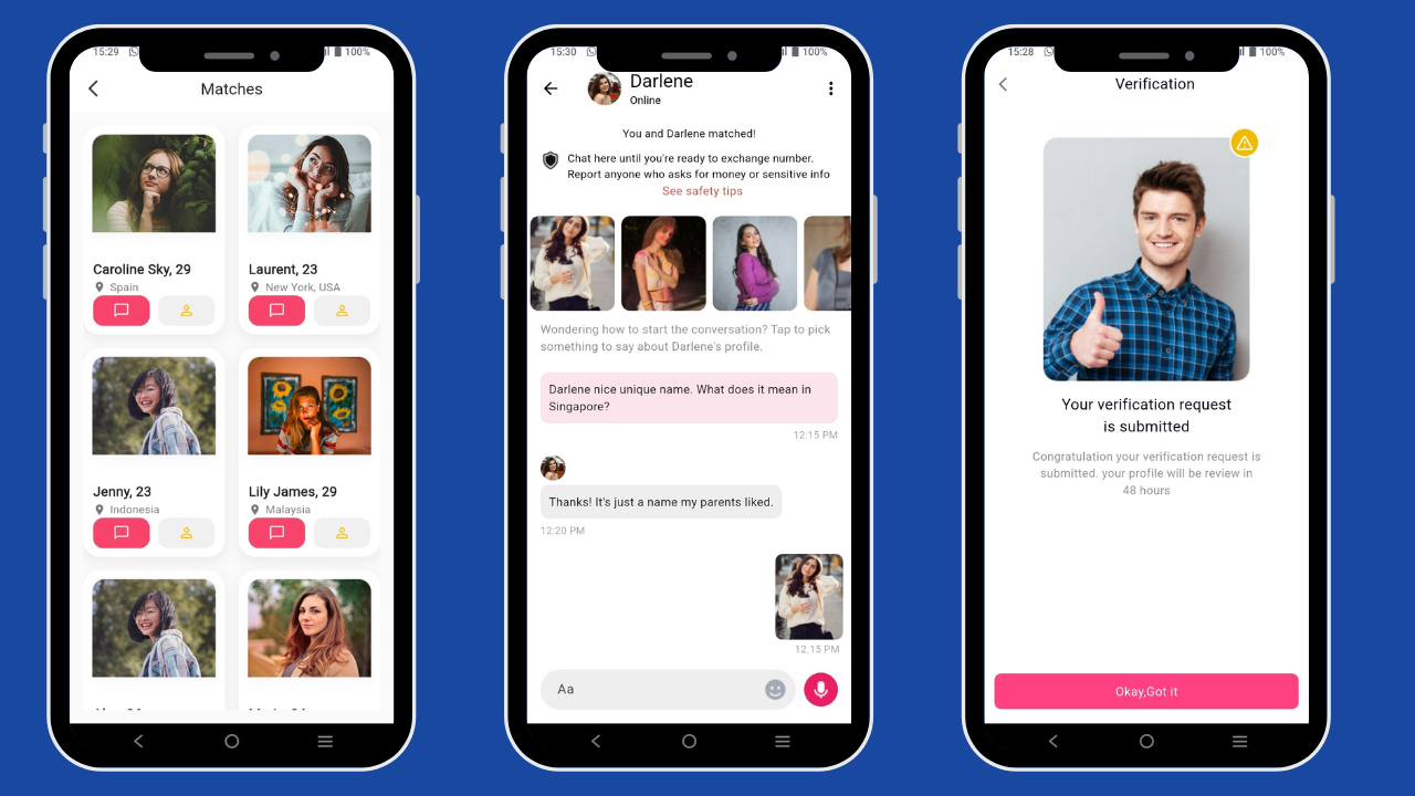 AI-Powered Dating Flutter App Template – Smart Matchmaking & Chat (Tinder-Like) by CodentraTech