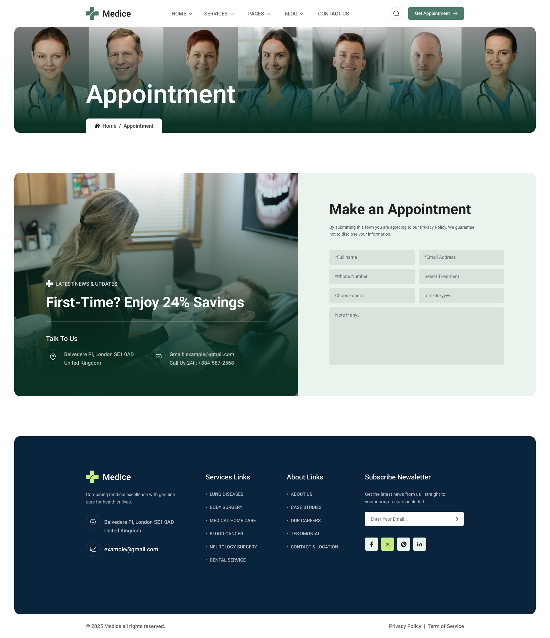 Medice - Health & Medical Figma Template by SoftCrafty | ThemeForest
