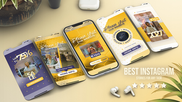 Pink Instagram Vertical Reels, After Effects Project Files | VideoHive