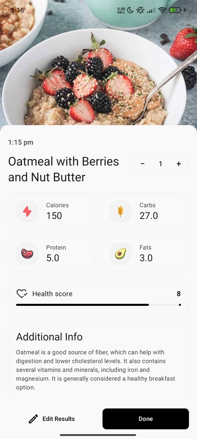 Calories & Nutrition Tracker - Food scanner with AI by karimsinouh