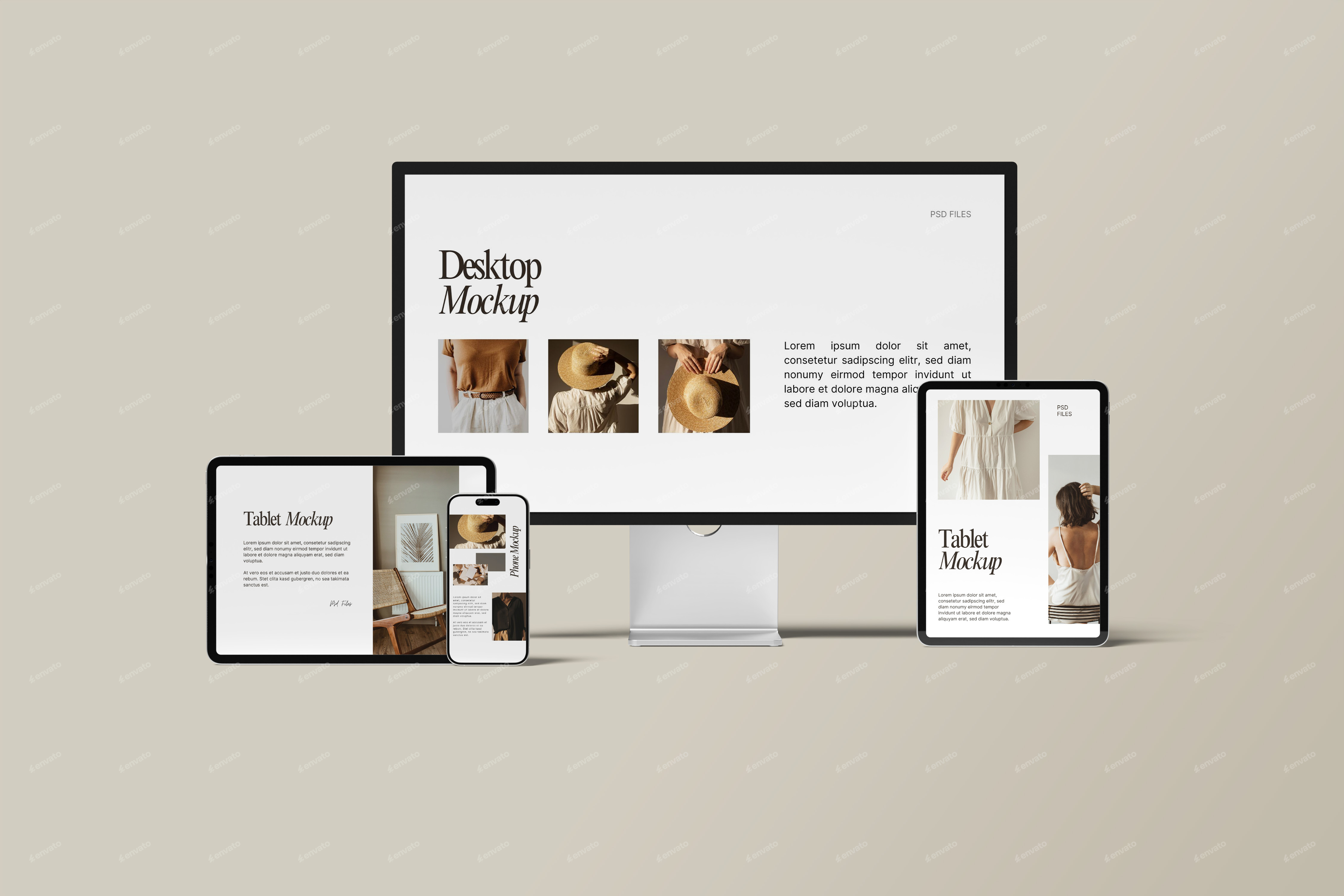 Responsive Design Across Devices Mockup, Graphics | GraphicRiver