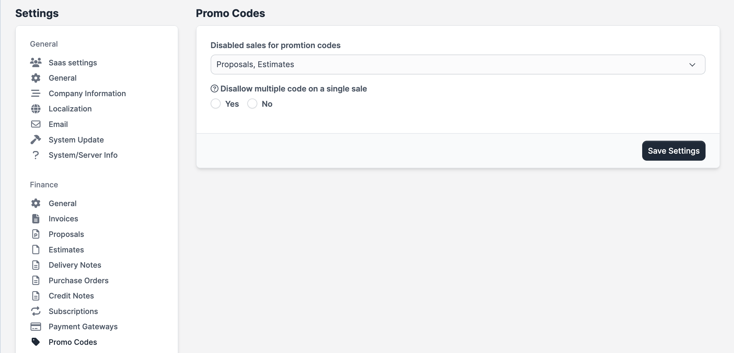 Promo Codes & Discount Module for Perfex CRM with Client Segment Export ...