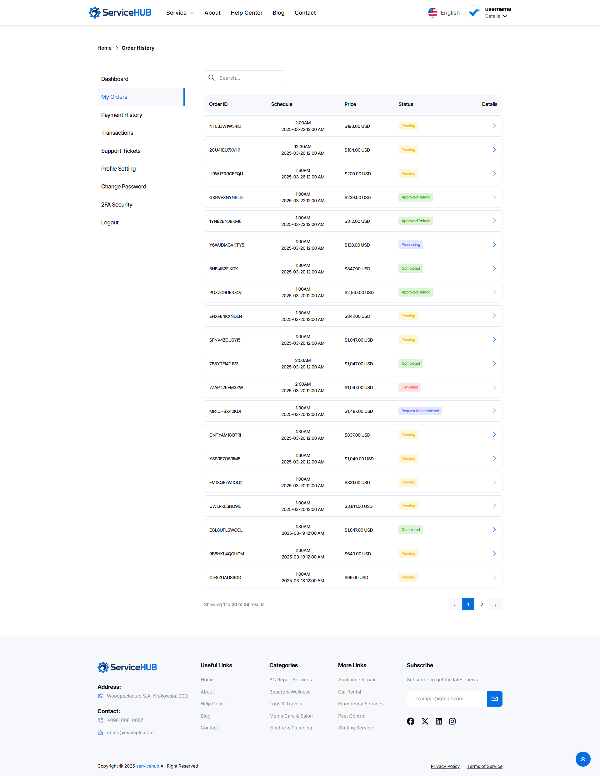 ServiceHUB - On Demand Service Provider Marketplace by ViserLab ...