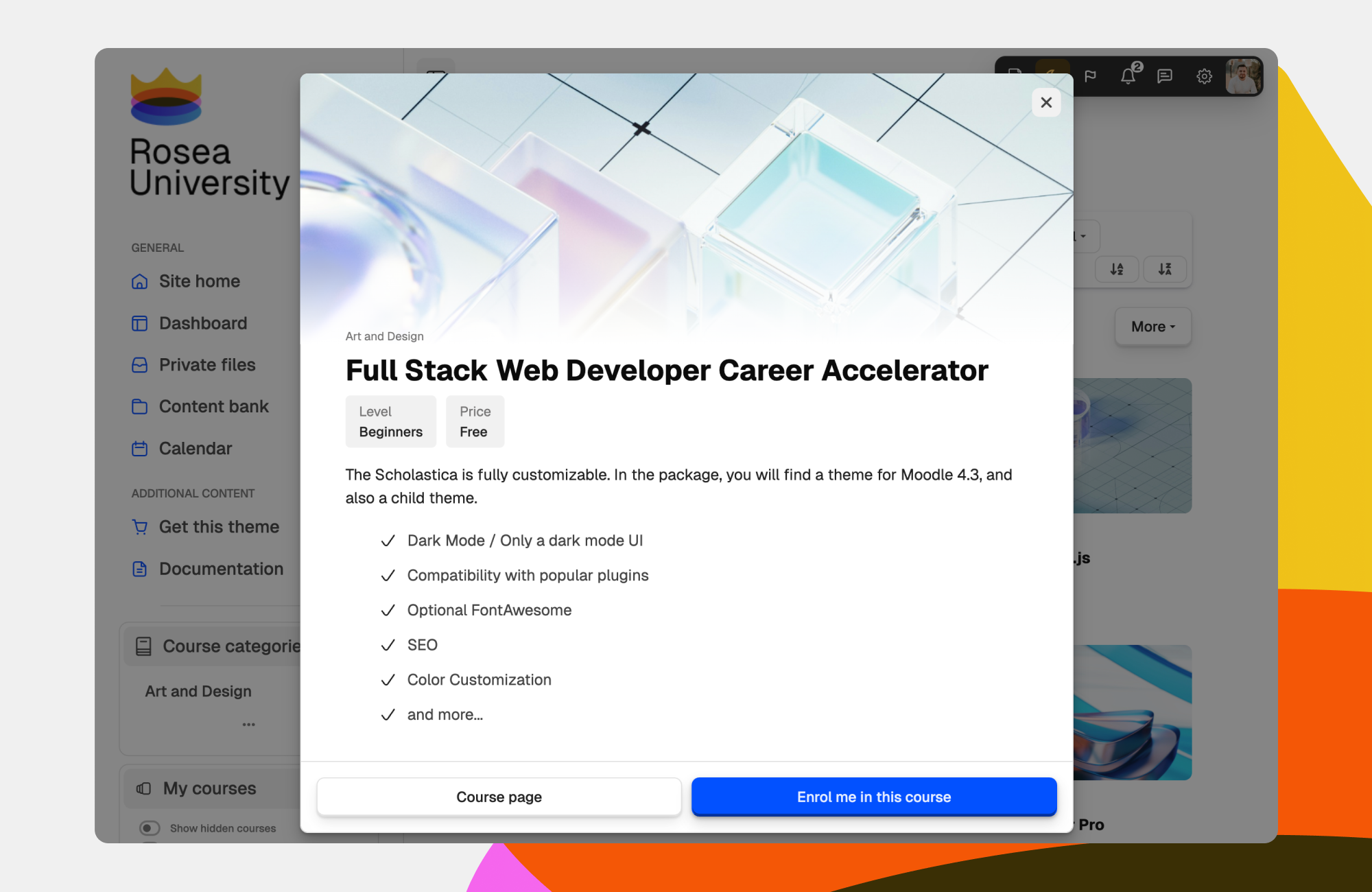XY Premium Moodle Theme by roseathemes | ThemeForest