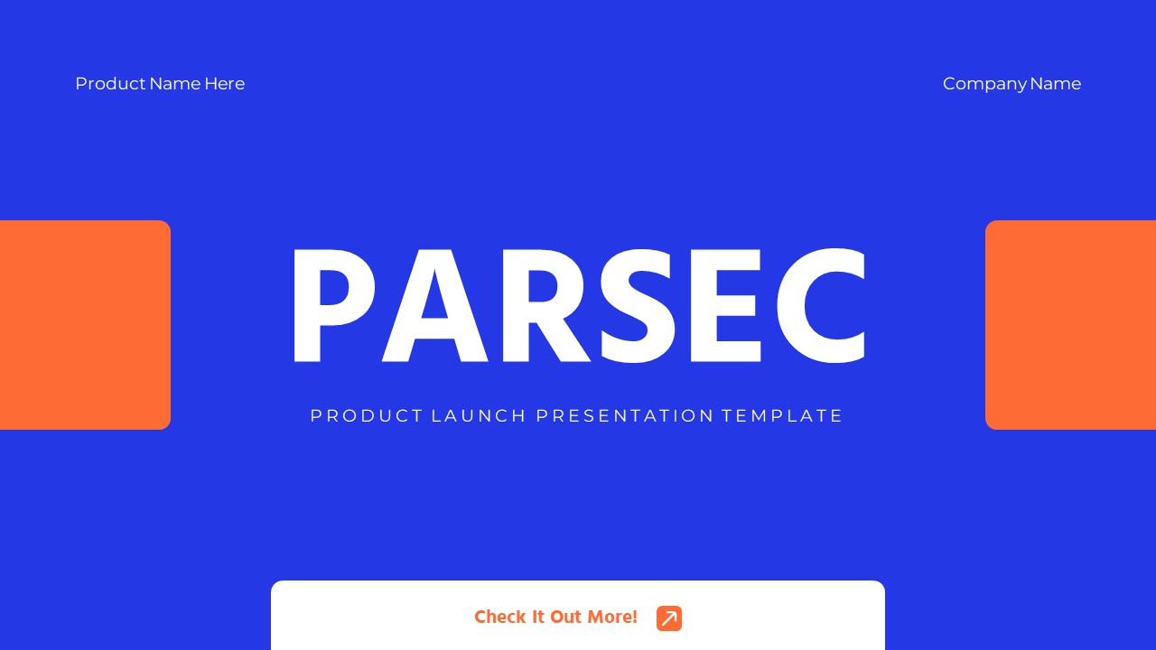 Parsec - Product Launch PowerPoint Template, Presentation Templates