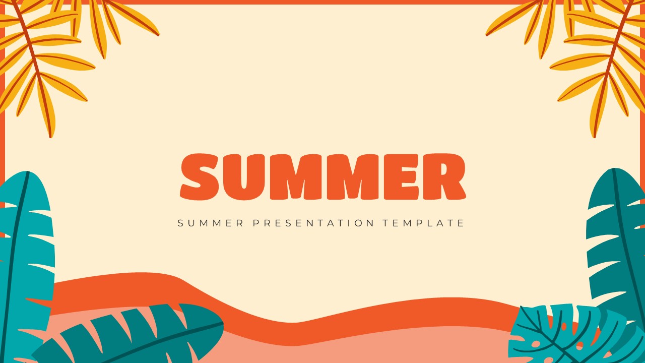 Summer PowerPoint Template, Presentation Templates | GraphicRiver