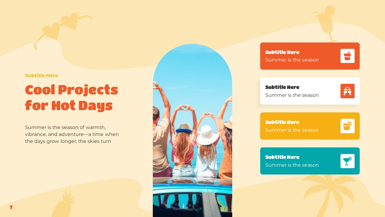 Summer PowerPoint Template, Presentation Templates | GraphicRiver