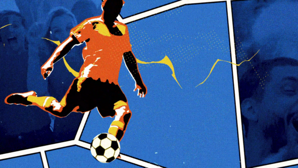 Comic Football Soccer Logo Reveal, After Effects Project Files | VideoHive