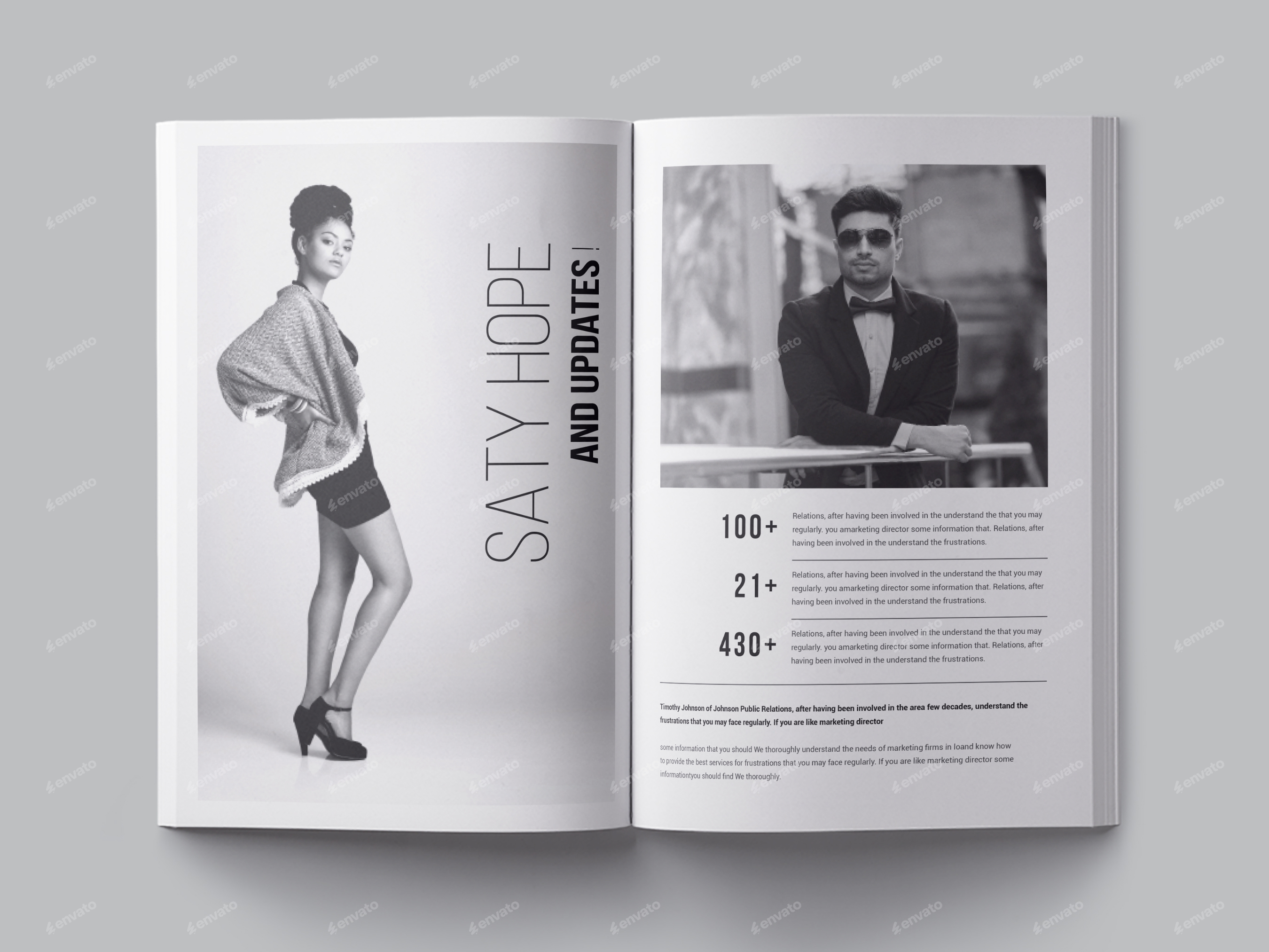 Fashion Lookbook Template, Canva, Print Templates | GraphicRiver