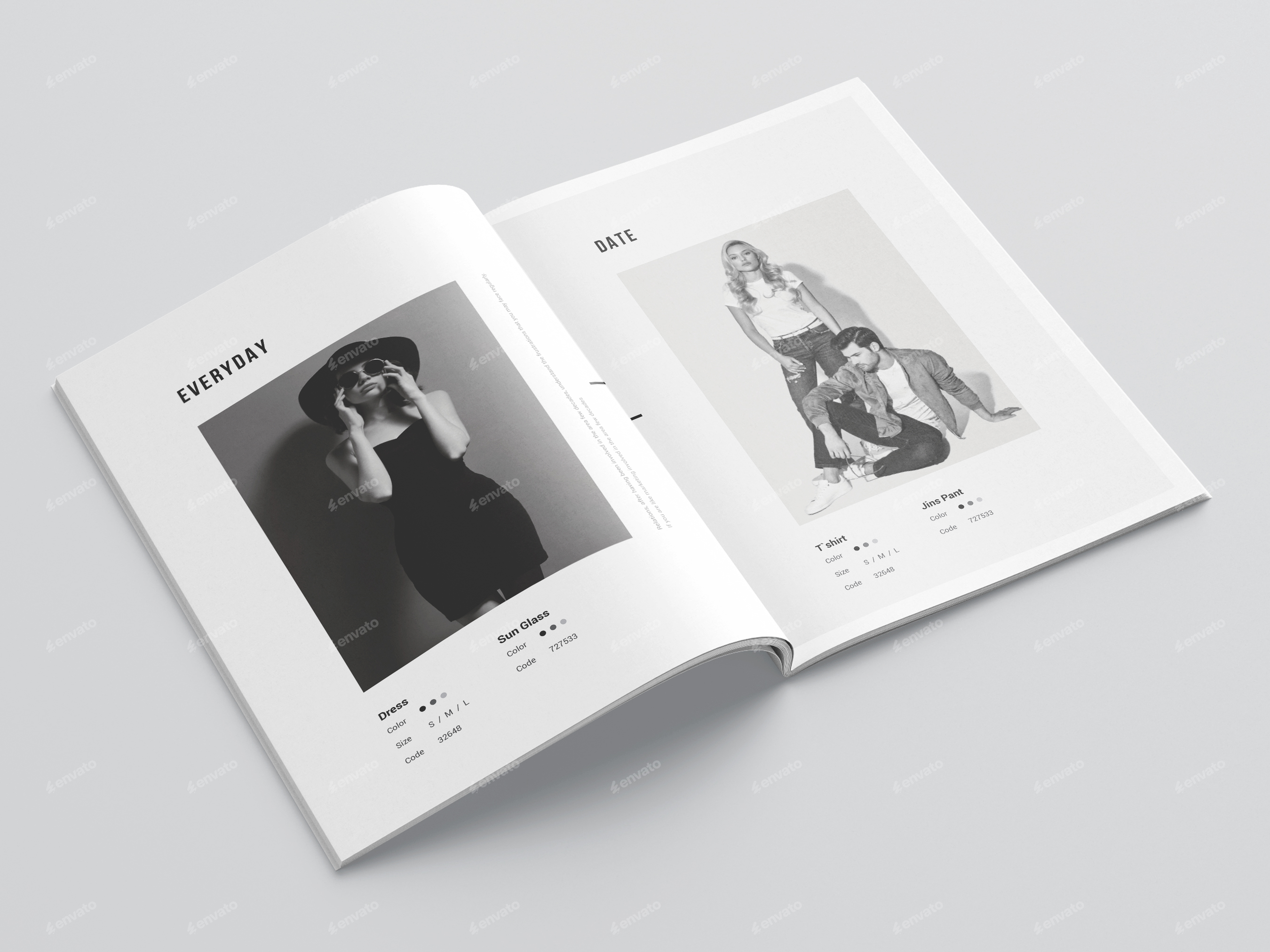 Fashion Lookbook Template, Canva, Print Templates | GraphicRiver