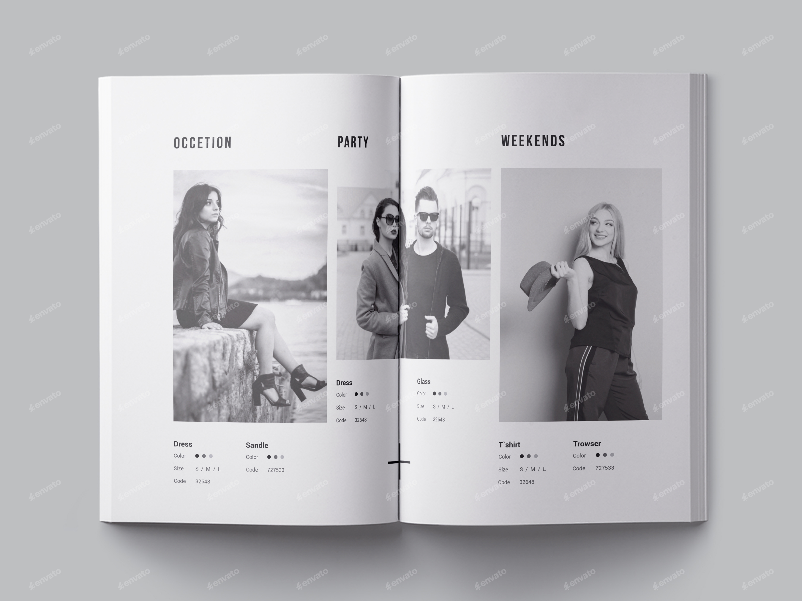 Fashion Lookbook Template, Canva, Print Templates | GraphicRiver