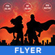 SuperHero - Themed Party Flyer/Poster, Print Templates | GraphicRiver
