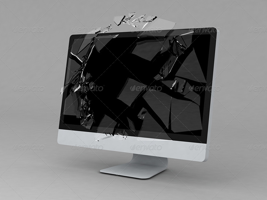 Shattered Screen Display, Graphics | GraphicRiver