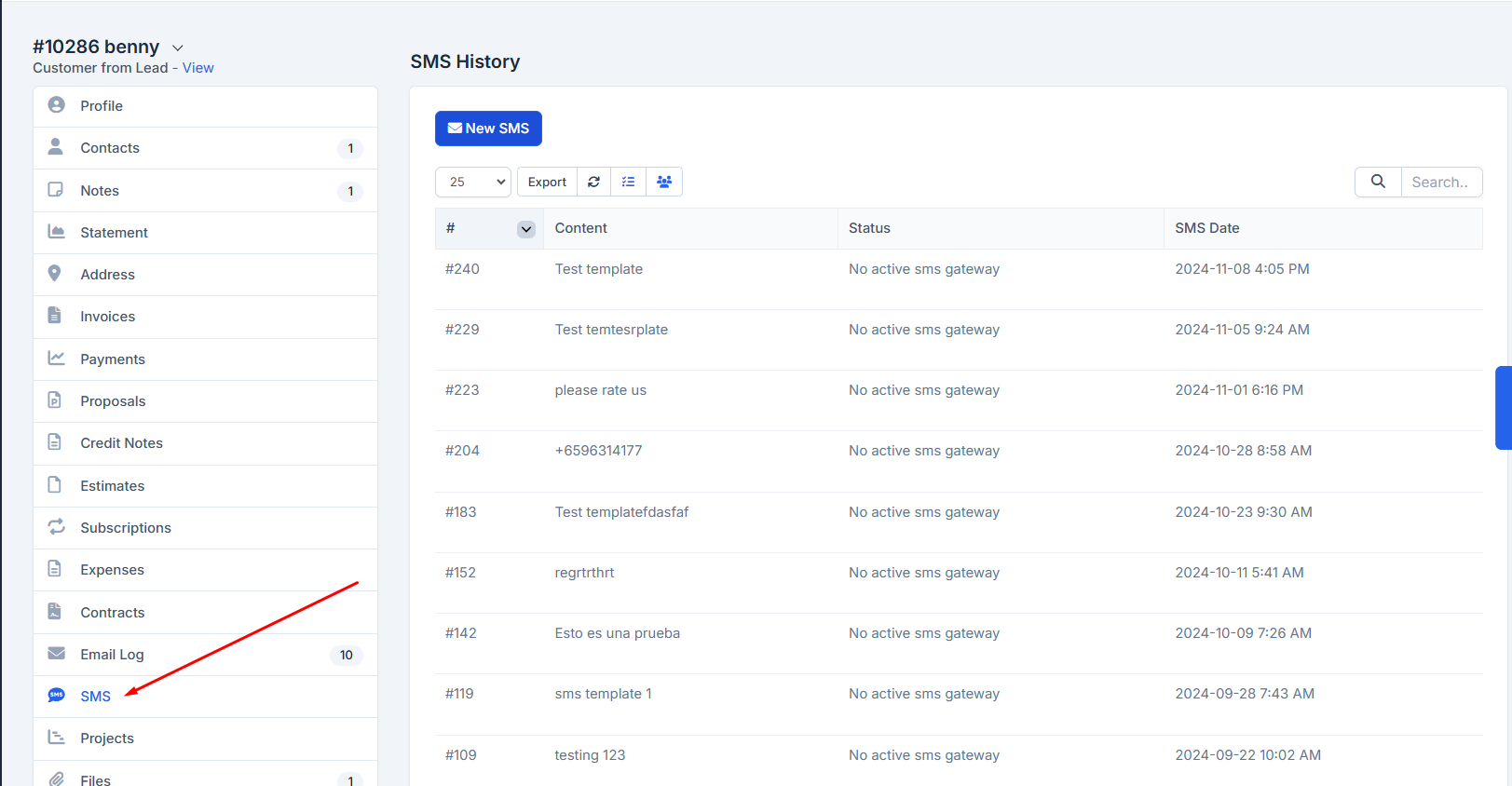 SMS Management Module for Perfex CRM by halilaltndg | CodeCanyon