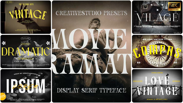 Dramatic Movie Titles, After Effects Project Files | VideoHive
