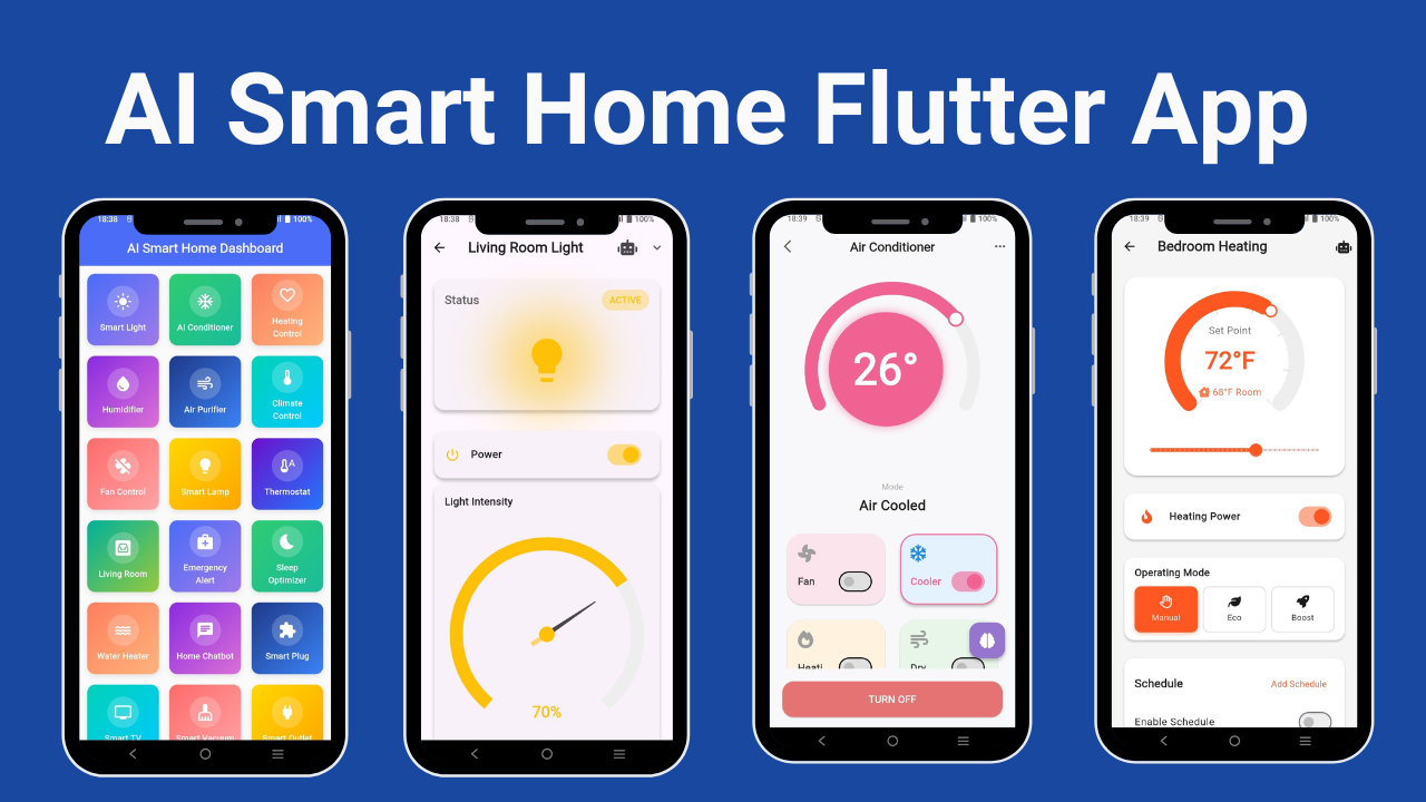 Ai Smart Home Flutter App Iot App Home Control And Automation App By Codentratech