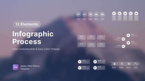 Process Infographics, After Effects Project Files | VideoHive