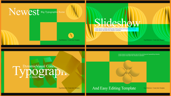 Typo Slideshow, Premiere Pro Templates | VideoHive